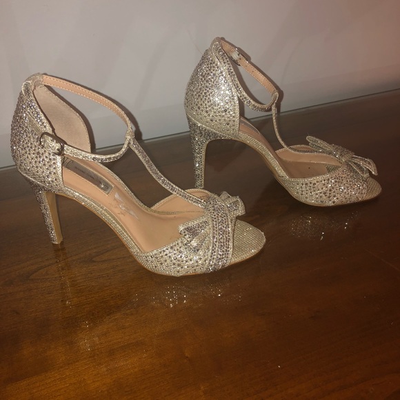 INC International Concepts | Shoes | Dressy Gold High Heeled Sandals ...